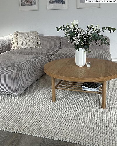 Wool rug - Avafors Wool Bubble (beige) - Wool rugs