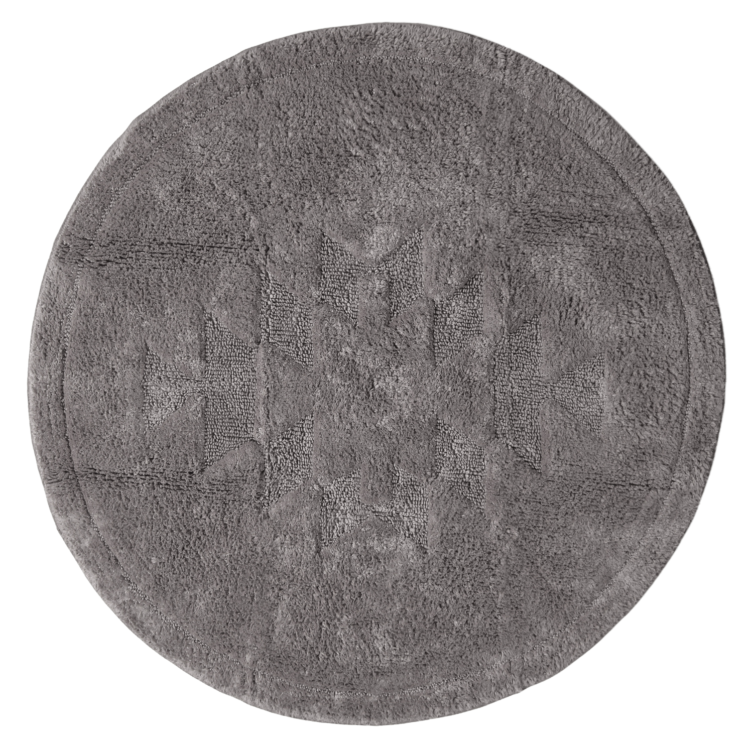 Round bath mat - Gertie (dark gray)