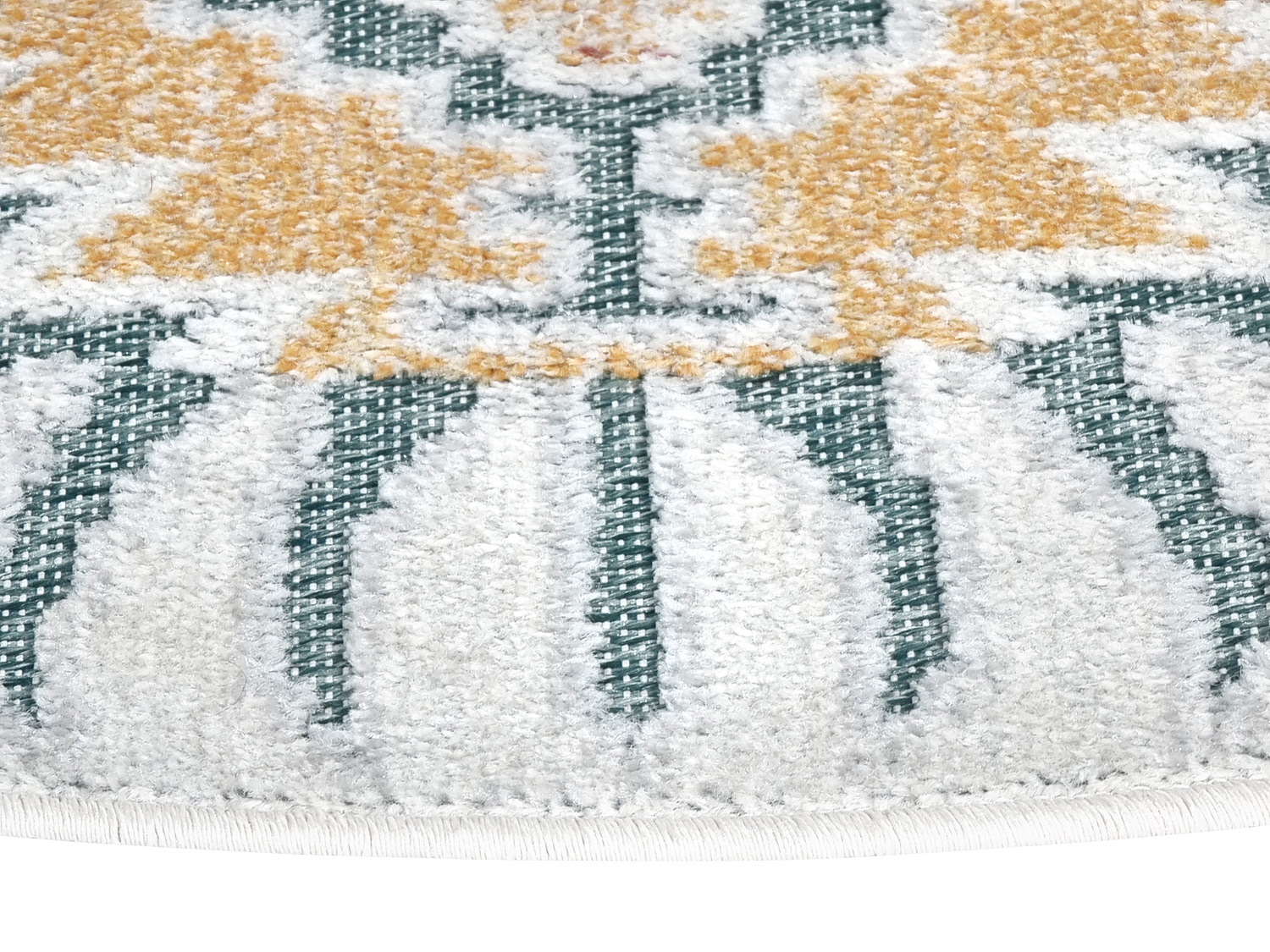 Round rug - Indoor/Outdoor Sahara (green/multi)