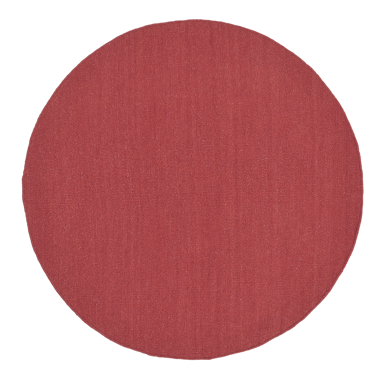 Round rug - Hamilton (deep red) - Living room rugs